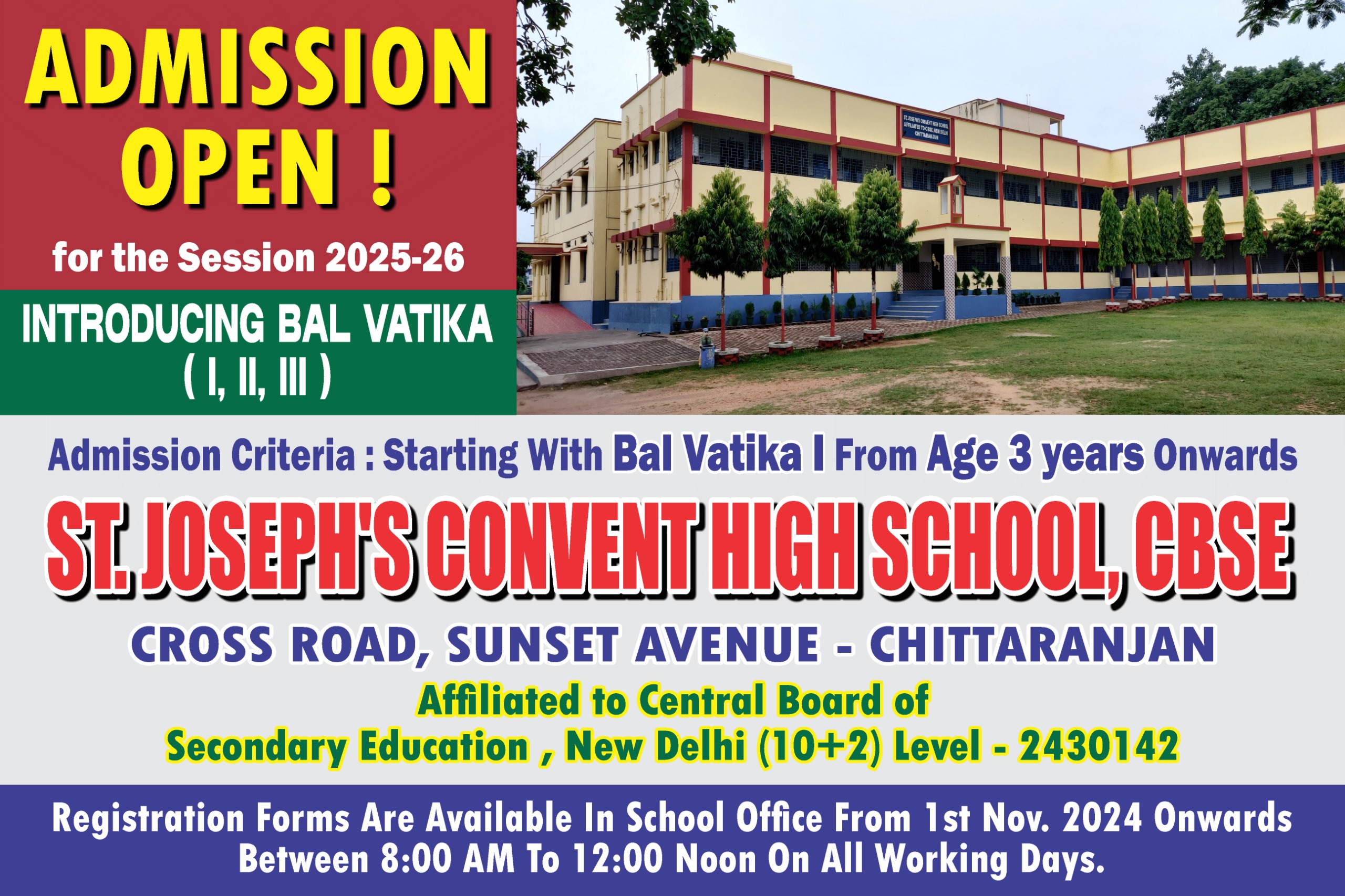 St. Joseph’s Convent High School (CBSE), Chittaranjan